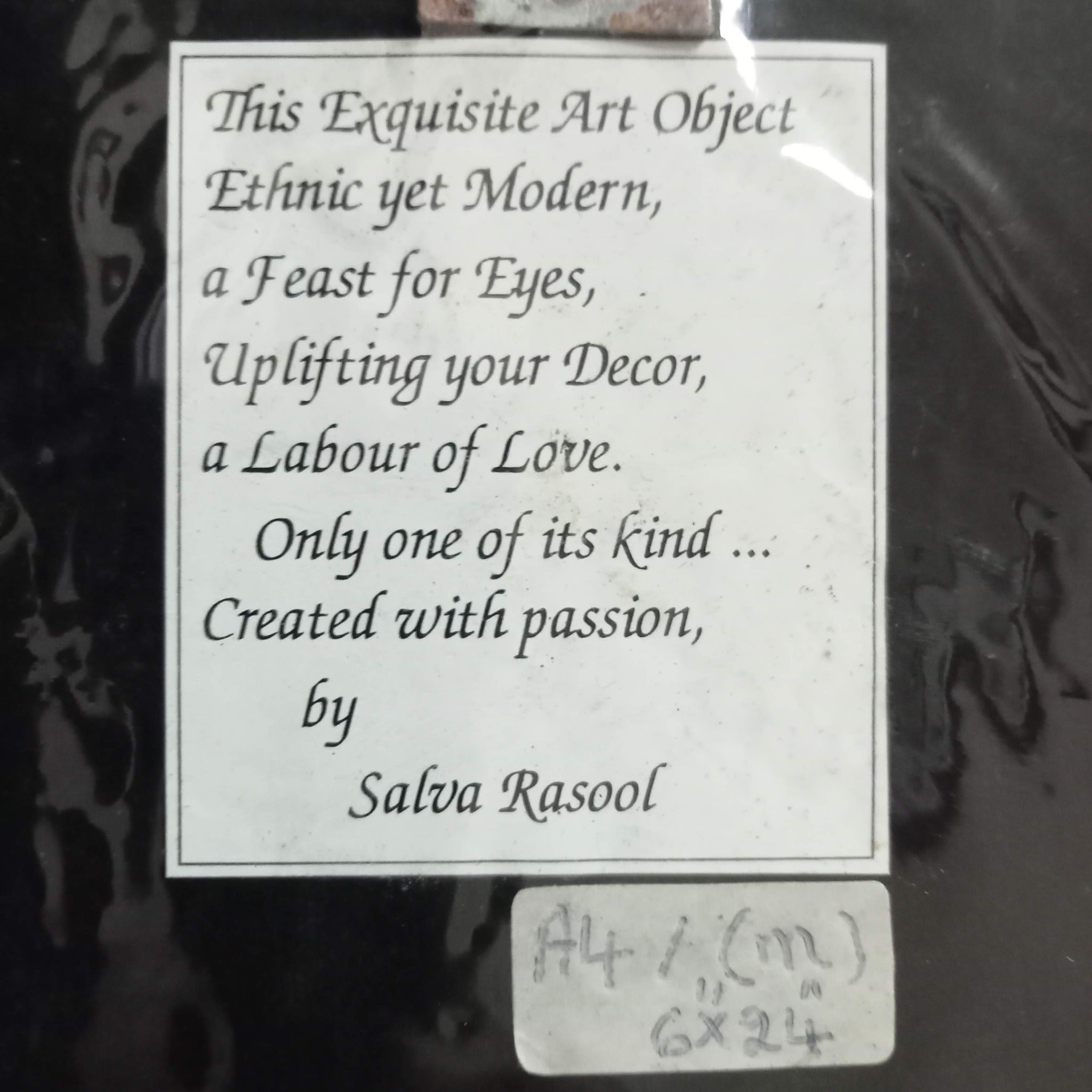 World Renowned Contemporary Artist Salva Rasool Art Piece – Altimate Group