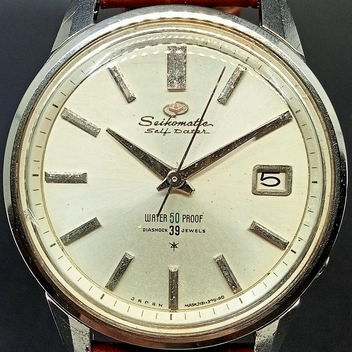 Birthday Watch 1963! Seiko Cal 395 (8325) 36.5mm Self-Dater "Proof" SU ...