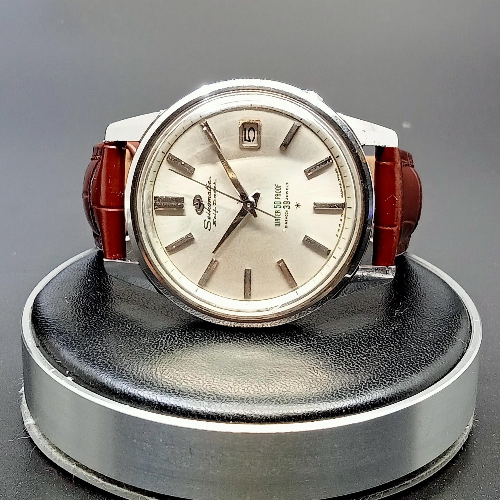 Birthday Watch 1963! Seiko Cal 395 (8325) 36.5mm Self-Dater "Proof" SU ...