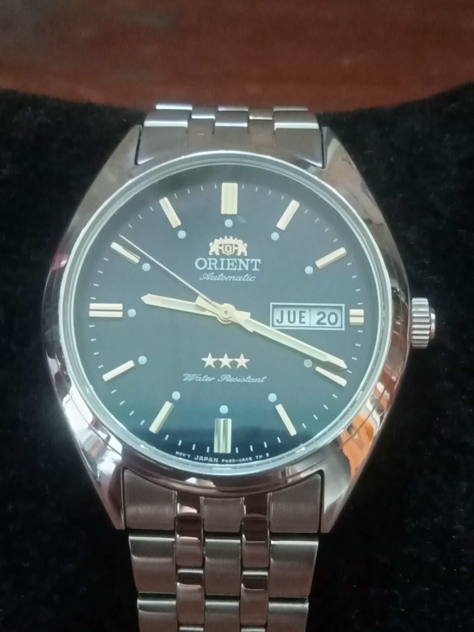 September 2019 Discontinued Orient Epson F490-UAA0 21J Automatic Wrist ...